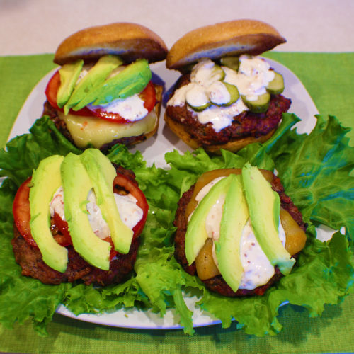 Pepper Burgers - Eating With Deb