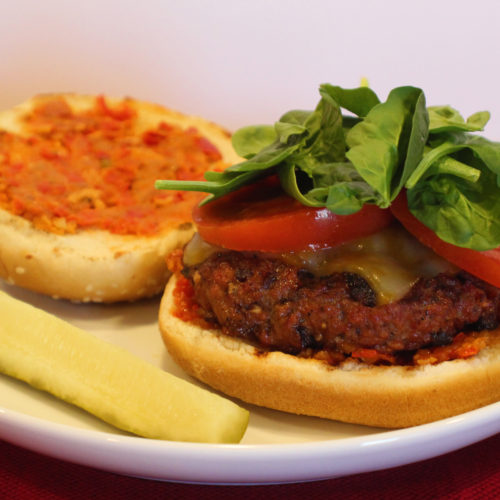 BBQ Rib Burgers - Eating With Deb